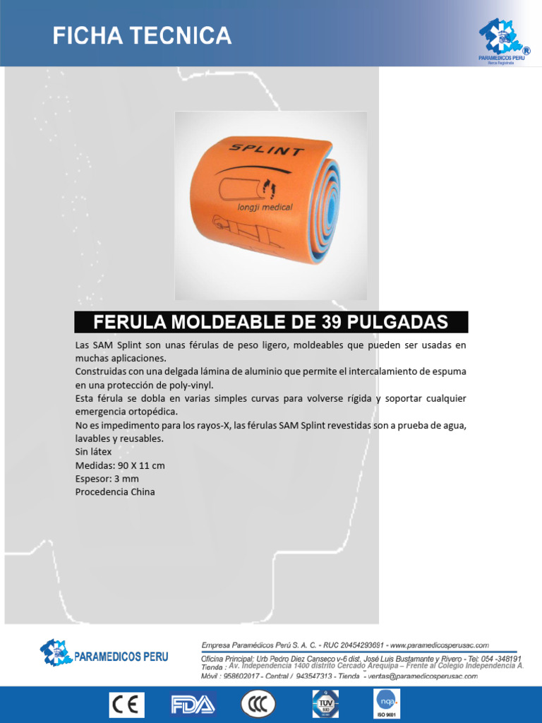 Ferula Moldeable | PDF
