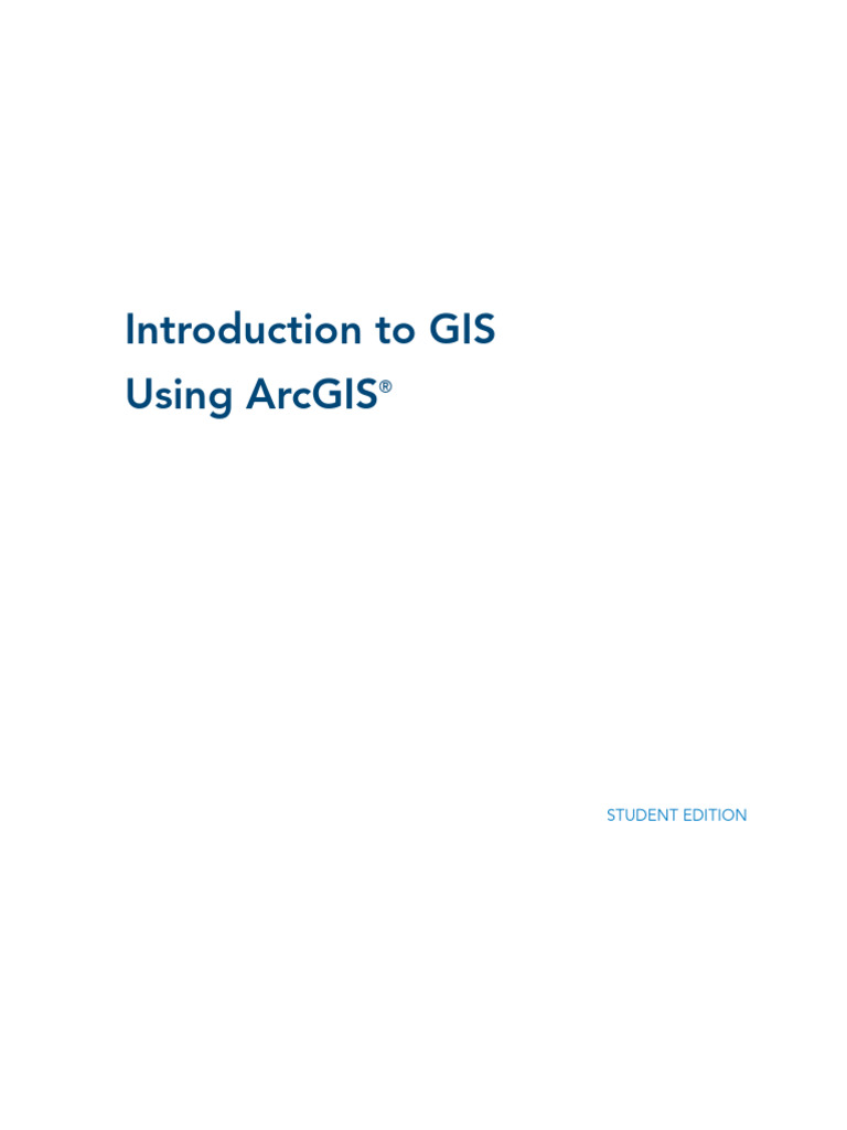GISA Toc | PDF | Arc Gis | Esri