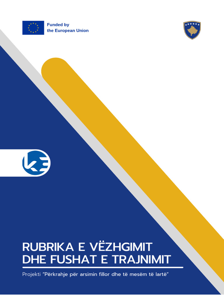 Rubrika e Vëzhgimit Dhe Fushat e Trajnimit | PDF