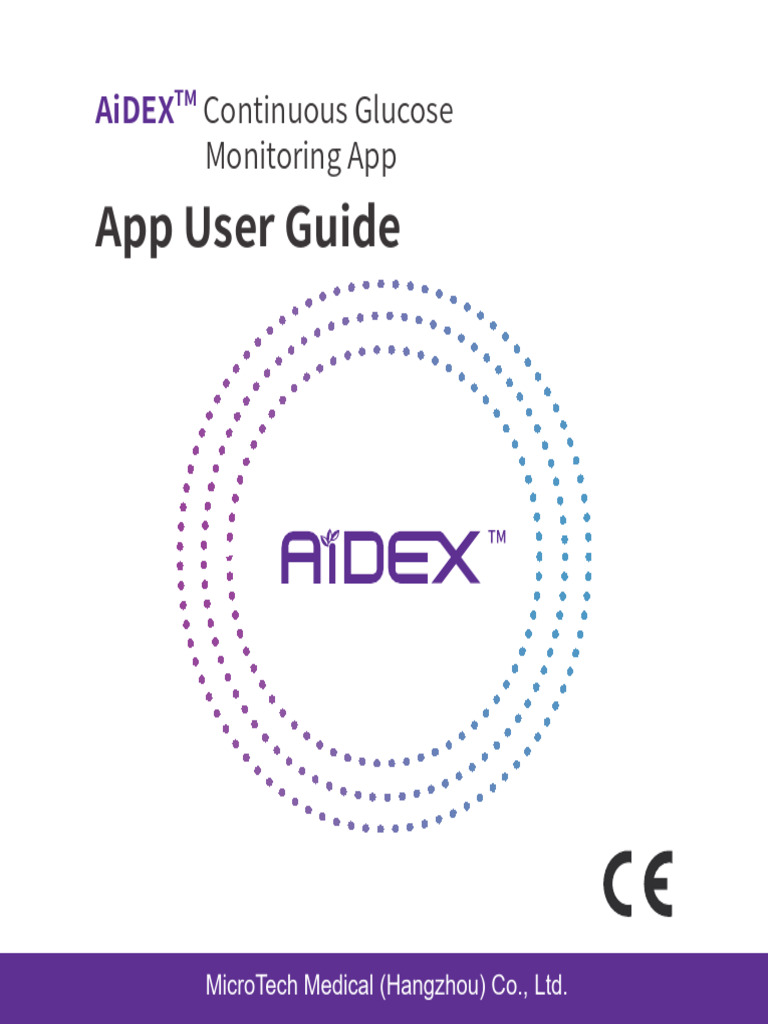 AiDEX App User Guide | PDF | Ios | Diabetes