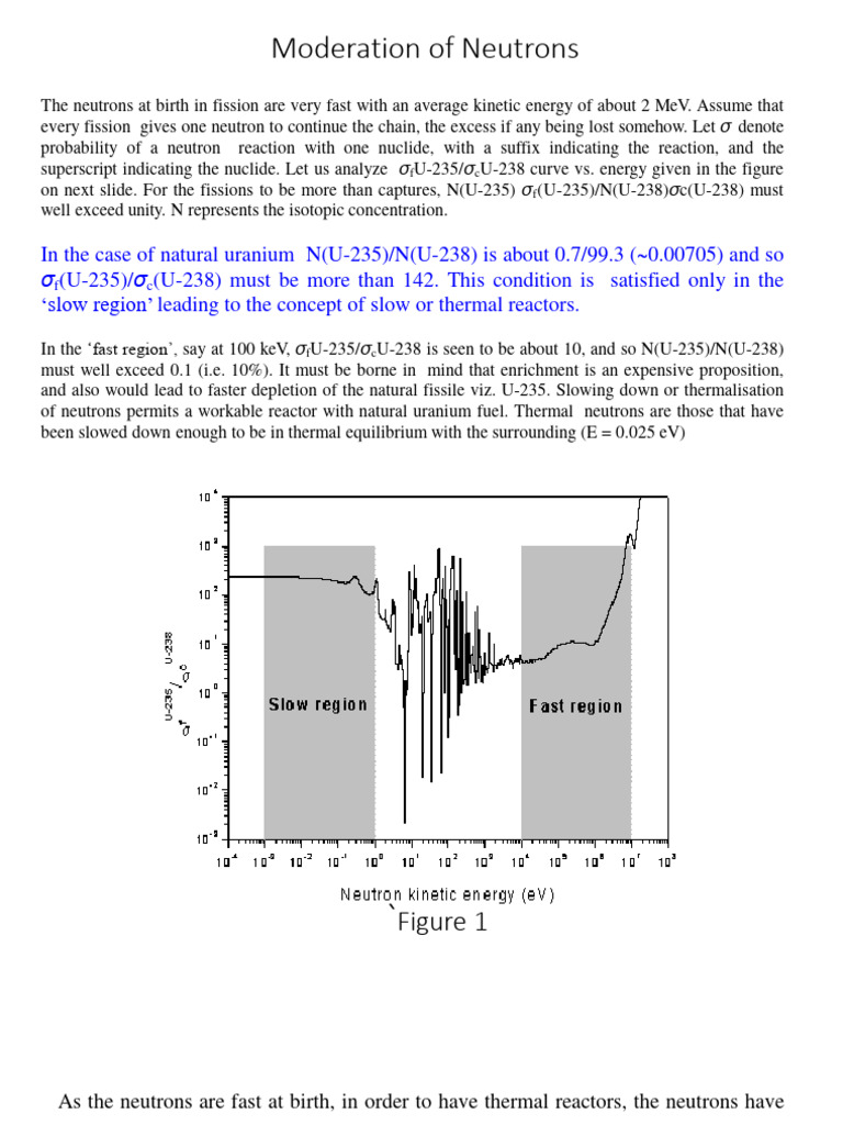 LecPPT4 Moderation | PDF | Nuclear Fission | Neutron