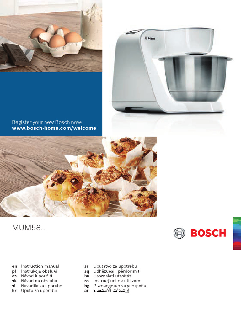 BOSCH | PDF | Blender | Dishwasher