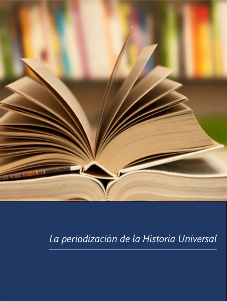 S1 - Lectura - La Periodización de La Historia | PDF | Edad de Piedra ...