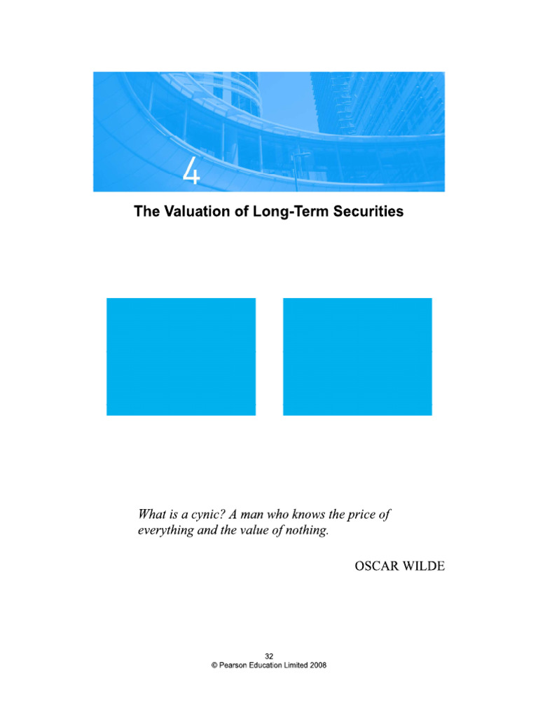Chap#4 Long Term Securities | PDF