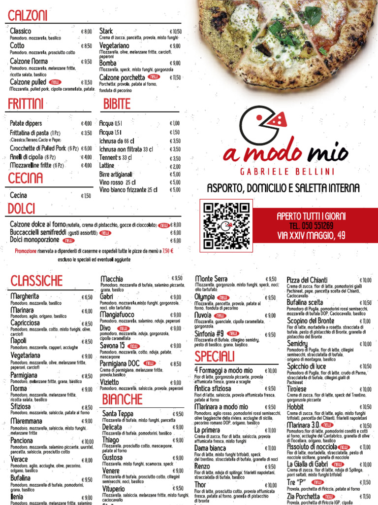 Menu A Modo Mio | PDF