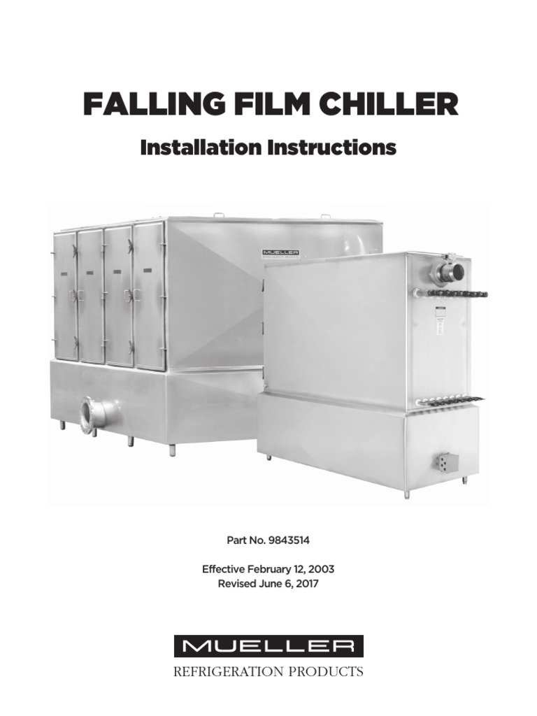Paul Mueller Company 9843514 Industrial Falling Film Chiller Manual | PDF | Building Automation ...