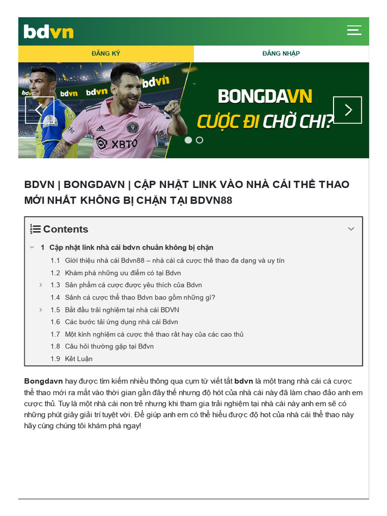 bdvn-88 BDVN88 | PDF