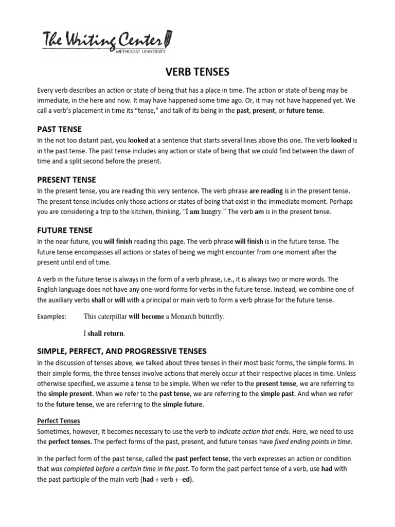 12 Verb Tenses | PDF | Grammatical Tense | Perfect (Grammar)