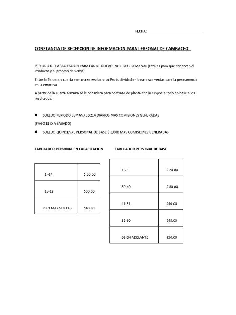 Proceso de Capacitación Cambaceo | PDF