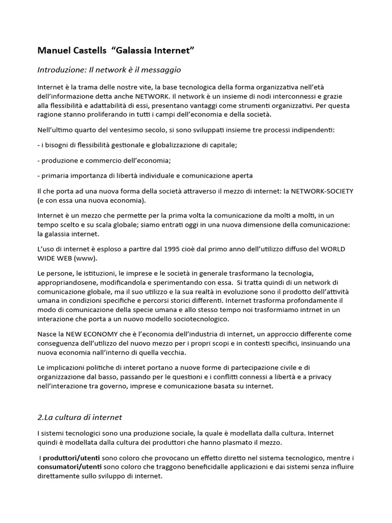 Manuel Castells | PDF