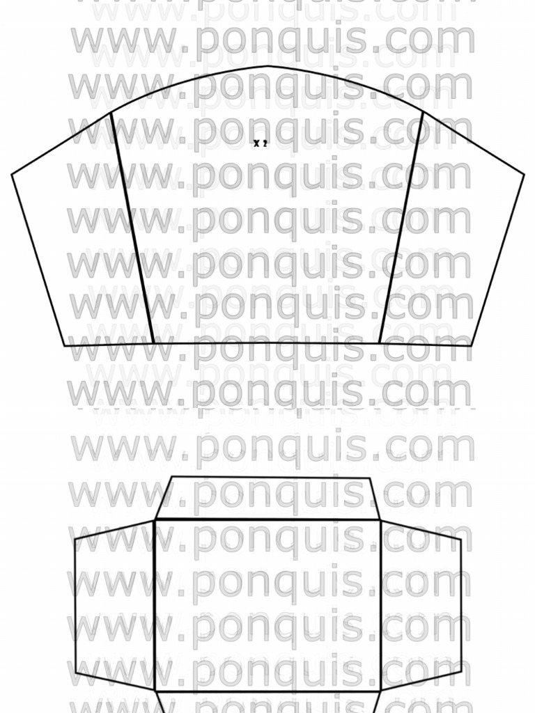 Moldes Para Realizar Cajitas Dulceros De Reyes Mago Blanco Descarga