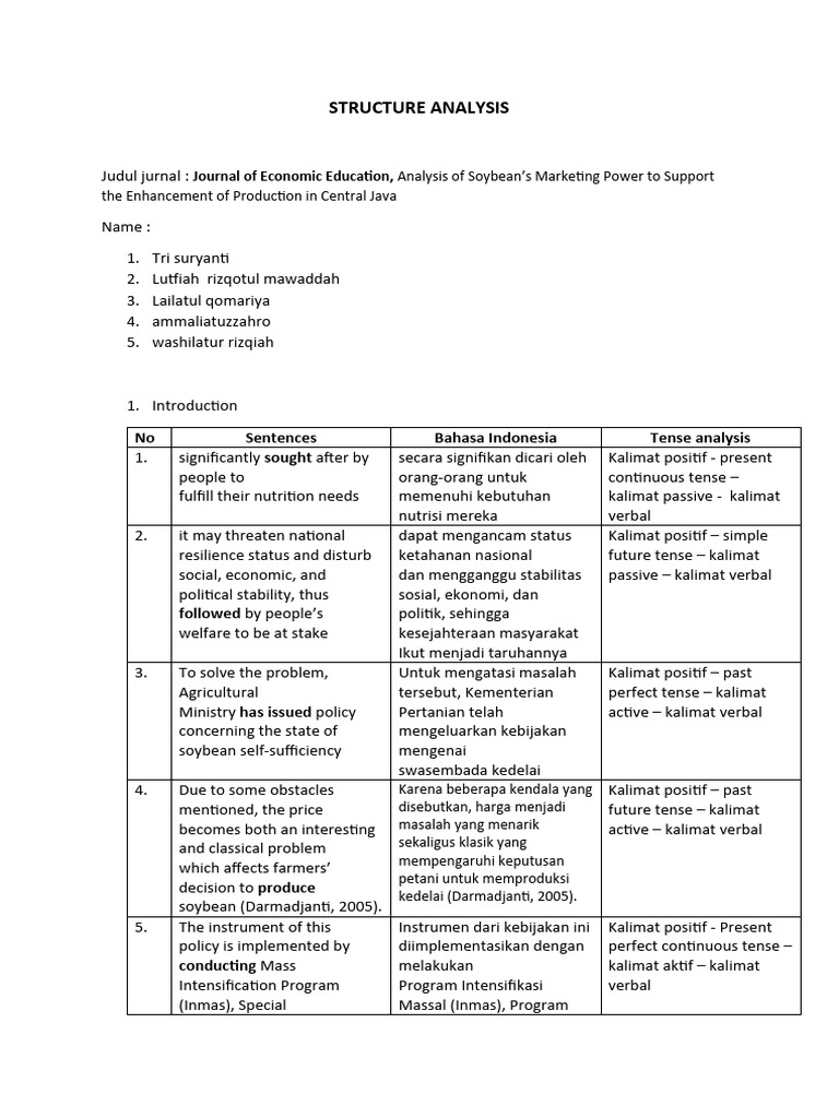 Structure Analysis | PDF