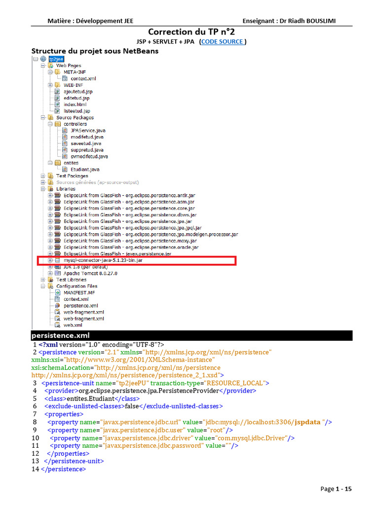 Correction Du TP n2 | PDF | Java Specification Requests | Software Development