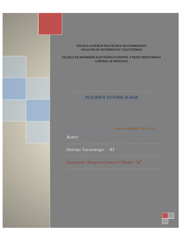 SCADA | PDF | Scada | Telecomunicaciones