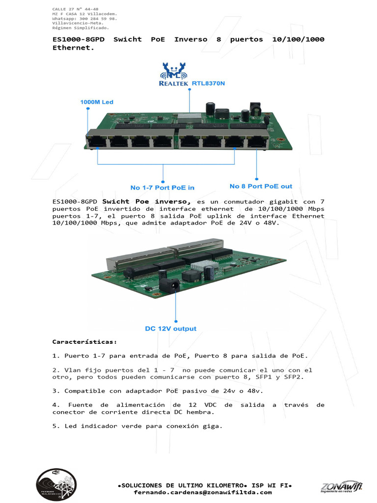 Es1000 8GPD | PDF | Hardware de la computadora | Ciencias de la Computación