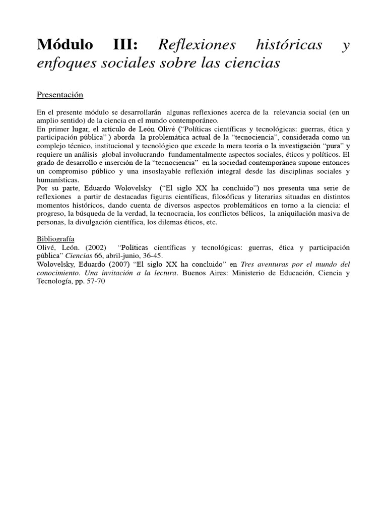 Epistemología Eje 3 - 2023 | PDF