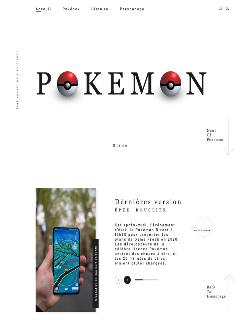 Pokemon Site Web | PDF