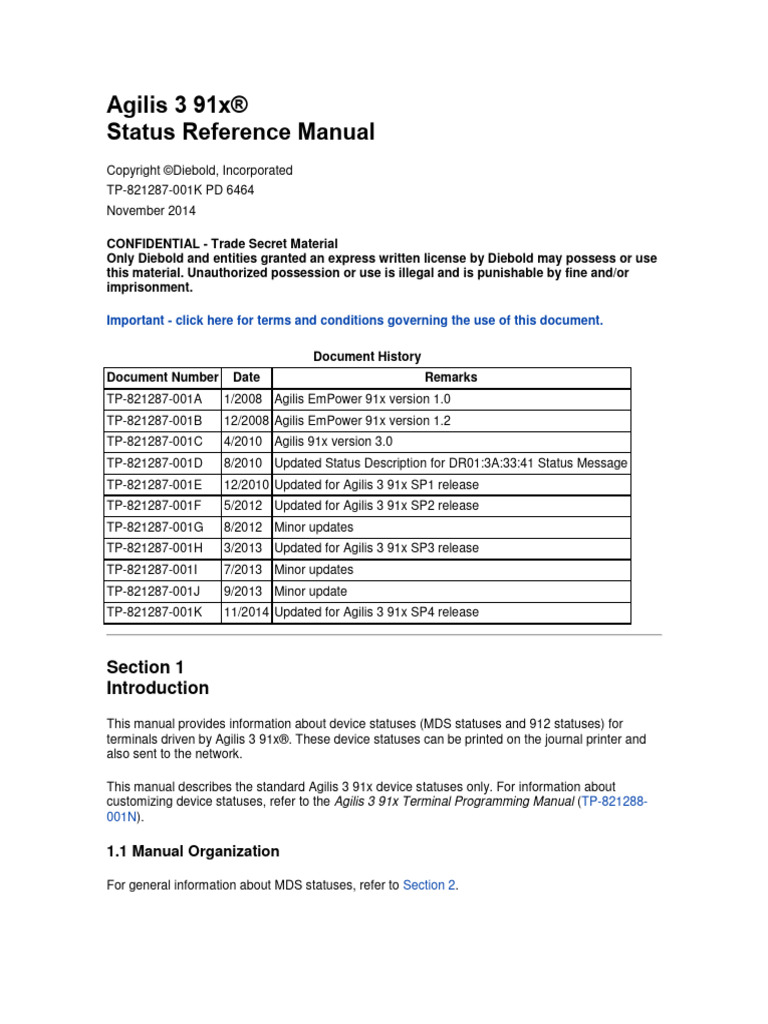 Agilis 3 91x SP4 Status Manual 2015 | PDF | Printer (Computing) | Sensor