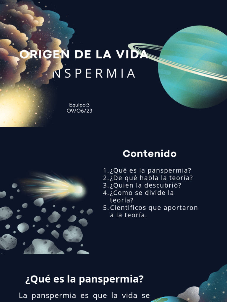 Panspermia | PDF | Ciencias sociales