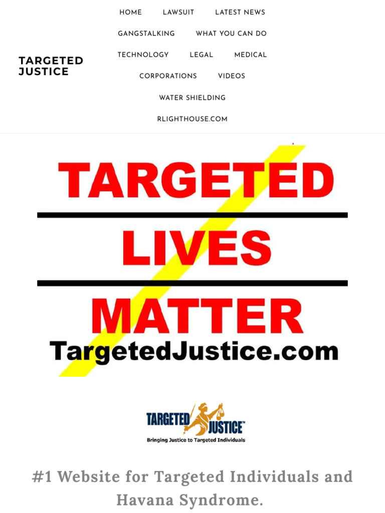 Targeted Individuals' Resource Hub | PDF | Electronvolt | Federal ...