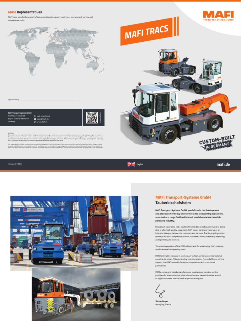 Mafi Tracs English | PDF | Tractor | Truck