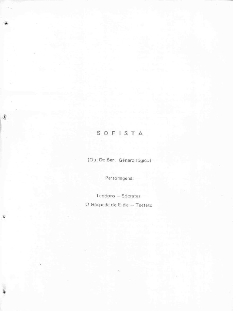 O Sofista | PDF