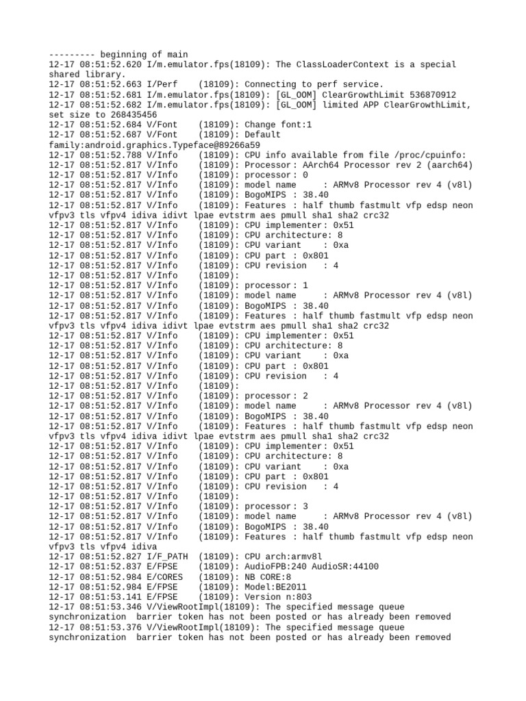 Fpsecrashlog | PDF | Central Processing Unit | Computer Hardware