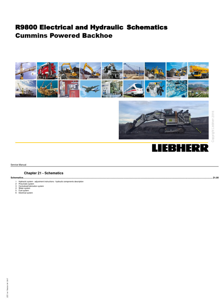 R9800 Electric Schematic From 48023 2018 CUMMINS Backhoe | PDF