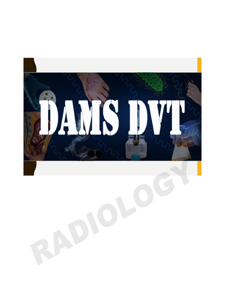 Radiology DVT | PDF | Neoplasms | Ulcerative Colitis