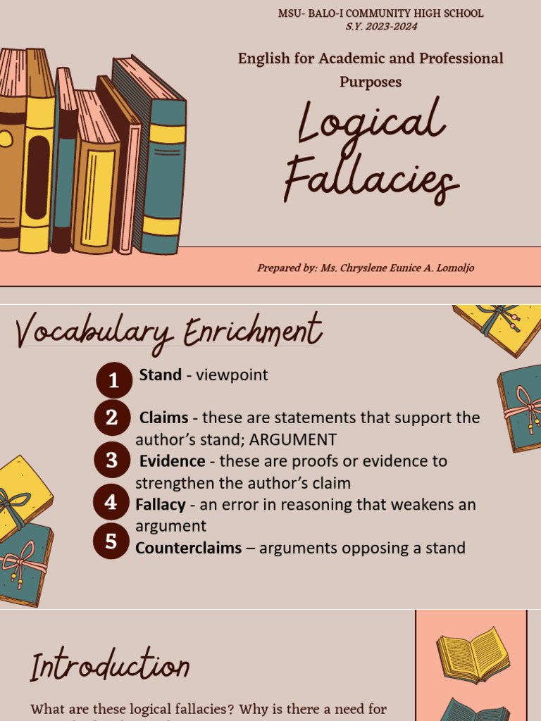 Logical Fallacies | PDF | Fallacy | Argument