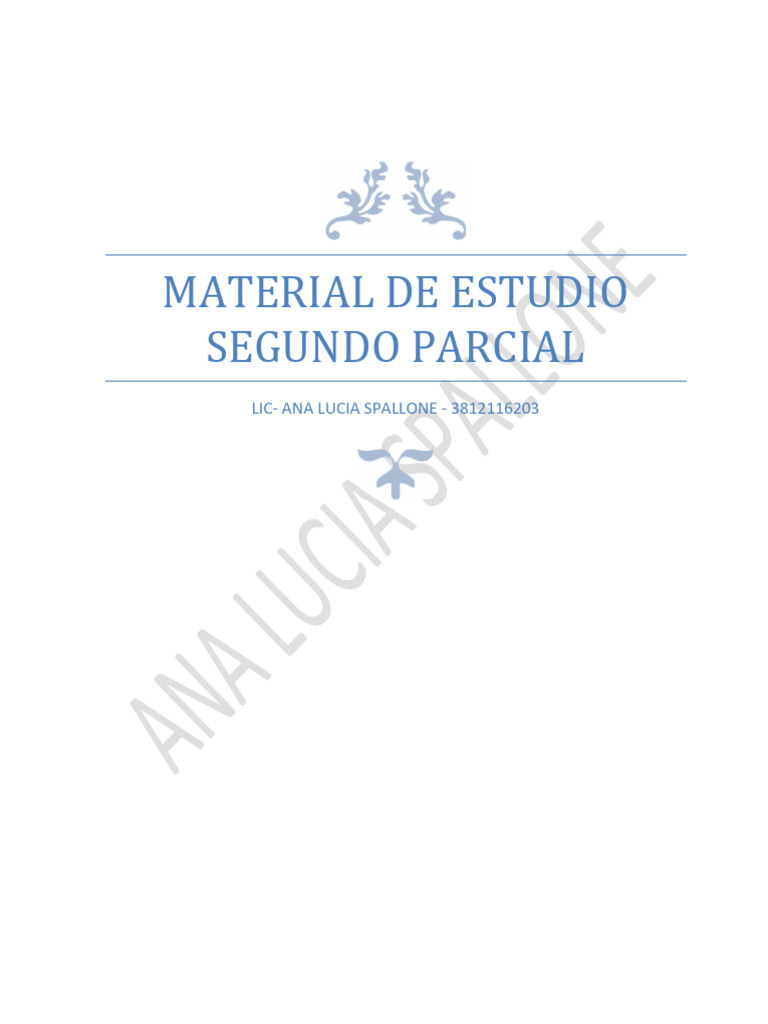 Material de Estudio Segundo Parcial - Psicologia de La Personalidad 2023 | PDF | Las emociones ...