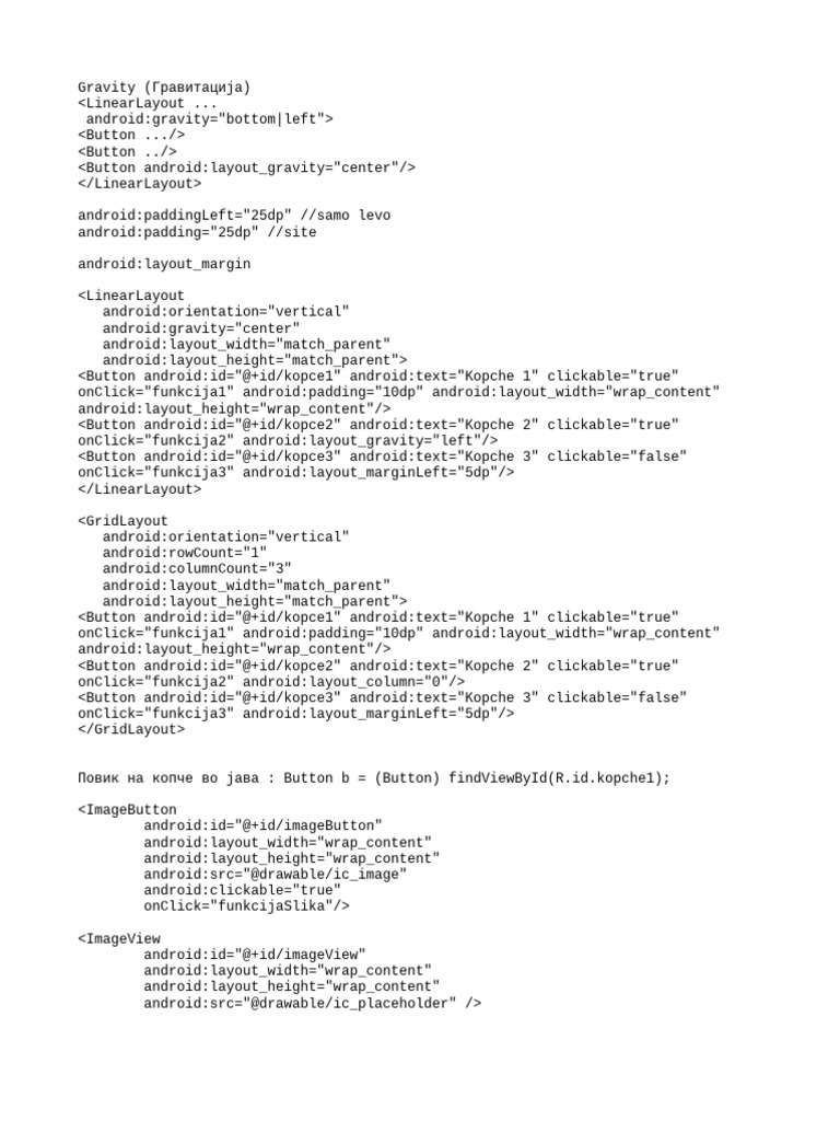 Android Primeri | Download Free PDF | Computer Data | Computer Science