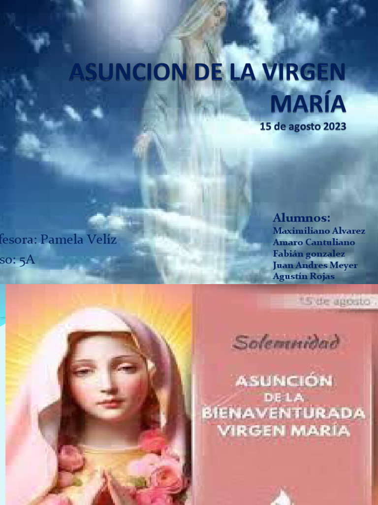 Asuncion de La Virgen María | PDF
