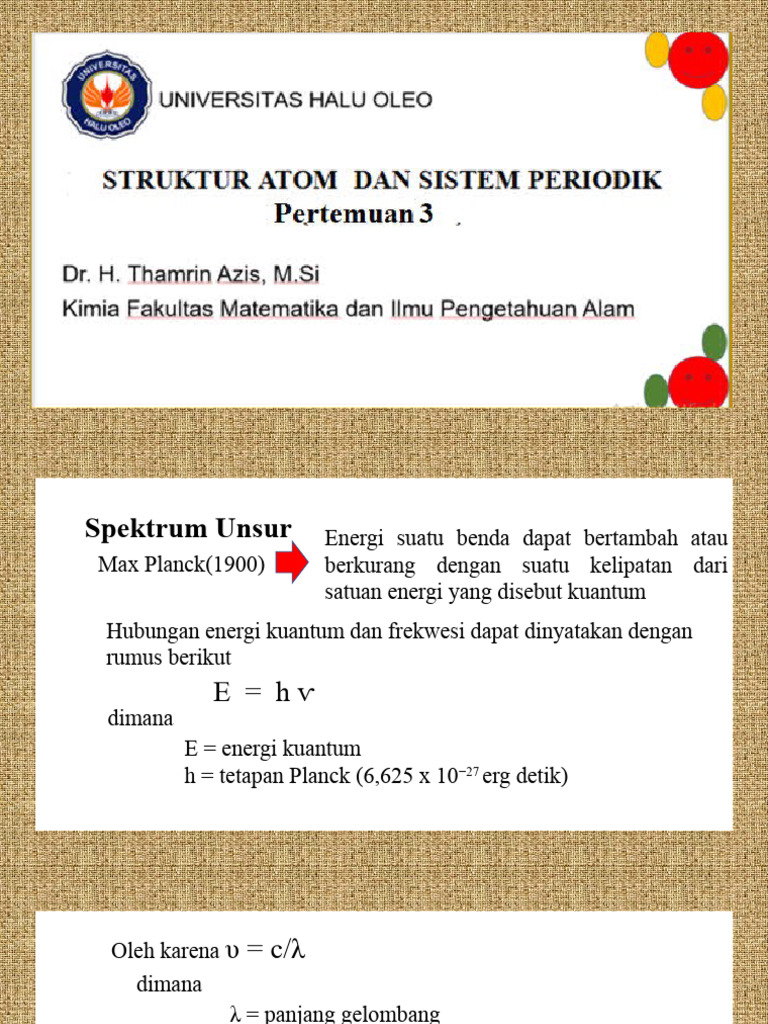 Kimia Dasar Pert 3 | PDF