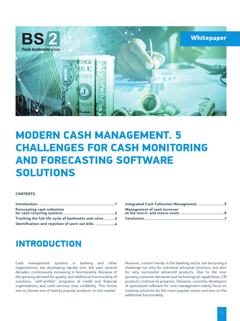 MODERN CASH MANAGEMENT | PDF