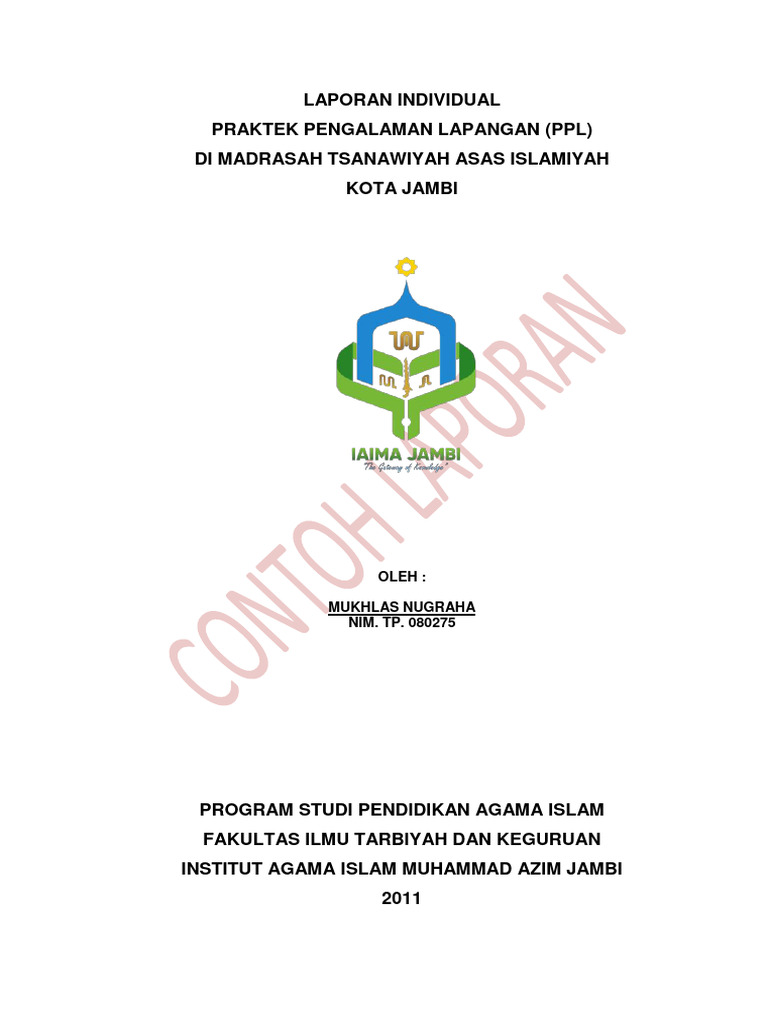 Contoh Laporan PPL | PDF | Karier & Perkembangan | Bisnis