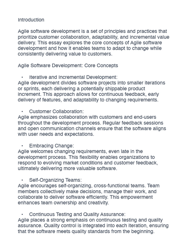 Agile Software Development | PDF | Agile Software Development | Economies Agile Software Development | PDF | Agile Software Development | Economies