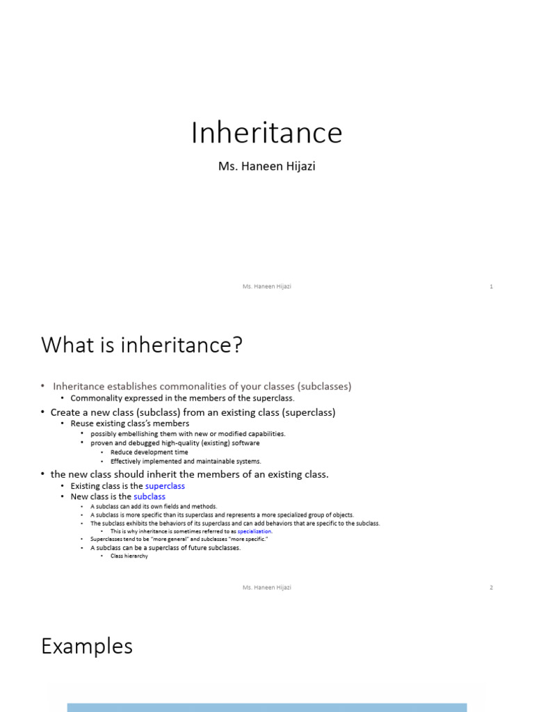 Chapter 9 Inheritance - Completer | PDF | Inheritance (Object Oriented ... Chapter 9 Inheritance - Completer | PDF | Inheritance (Object Oriented ...