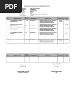 Format Rekap Orderan Kosong | PDF