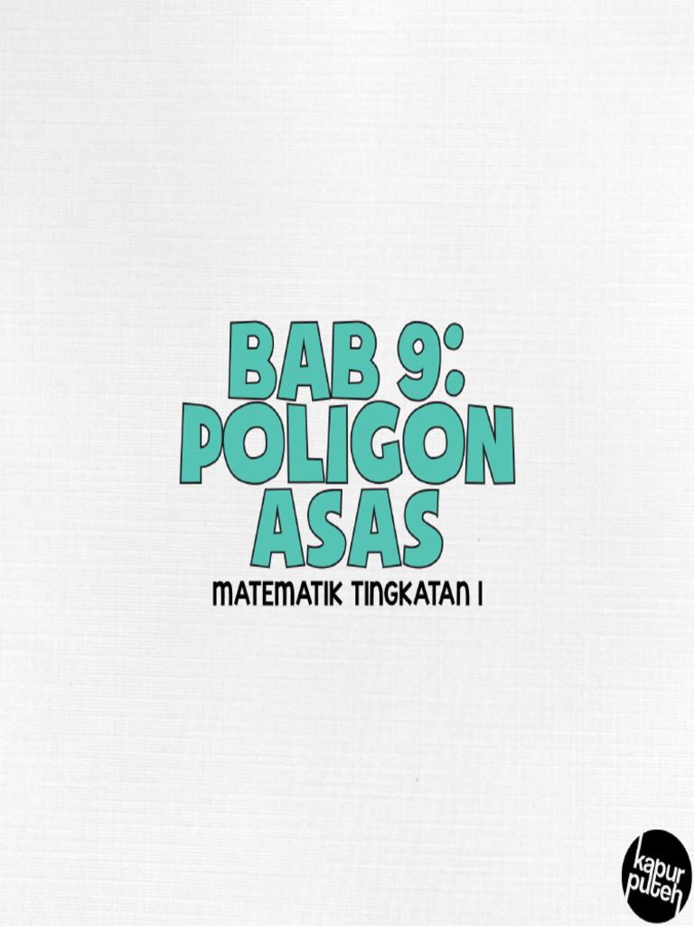 (Ebook) Bab 9 - Poligon Asas (Form 1) | PDF