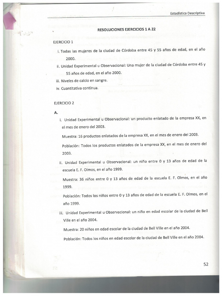 Estad Cs De La Salud Cap 2 Resol Ejercicios Pdf 2761