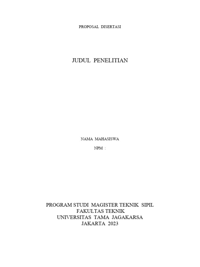Contoh Proposal | PDF