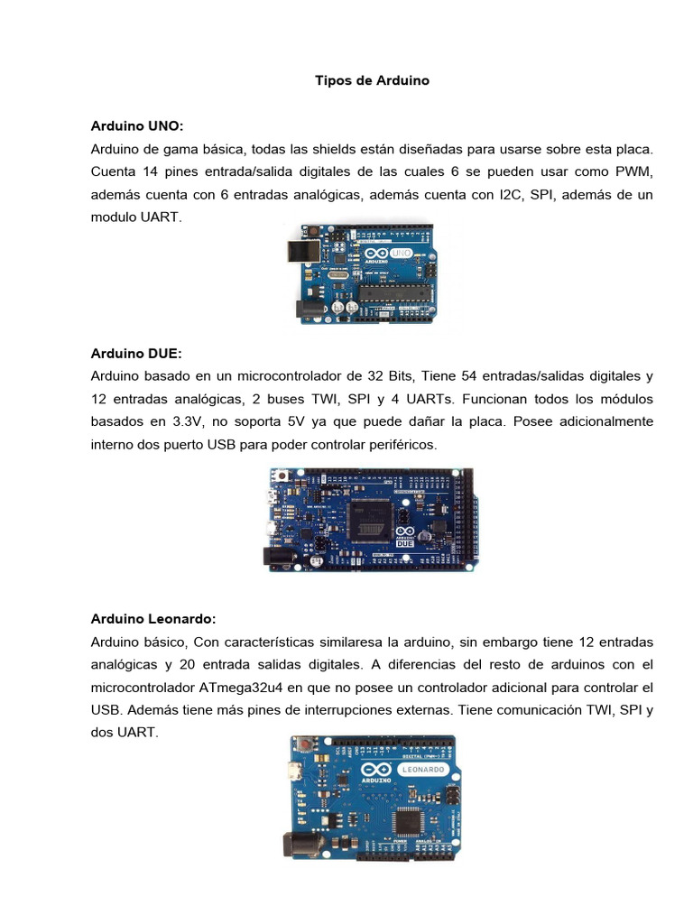 Tema1 Programacionbasicaenarduino | PDF | Arduino | Microcontrolador