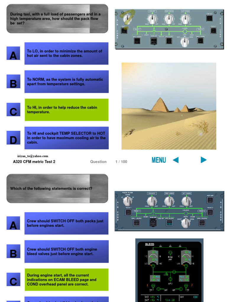 A320 System Test Set 2 | PDF