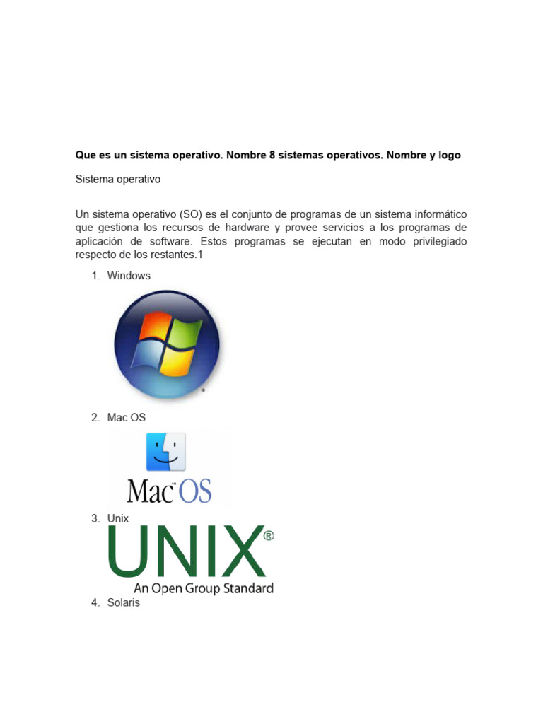 Ofimática - Escritorio | PDF | Microsoft Windows | Sistema operativo