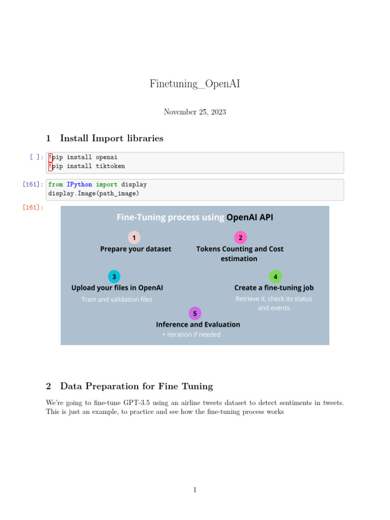 FineTuning Process Using OpenAI 1703440516 | PDF | Computing FineTuning Process Using OpenAI 1703440516 | PDF | Computing