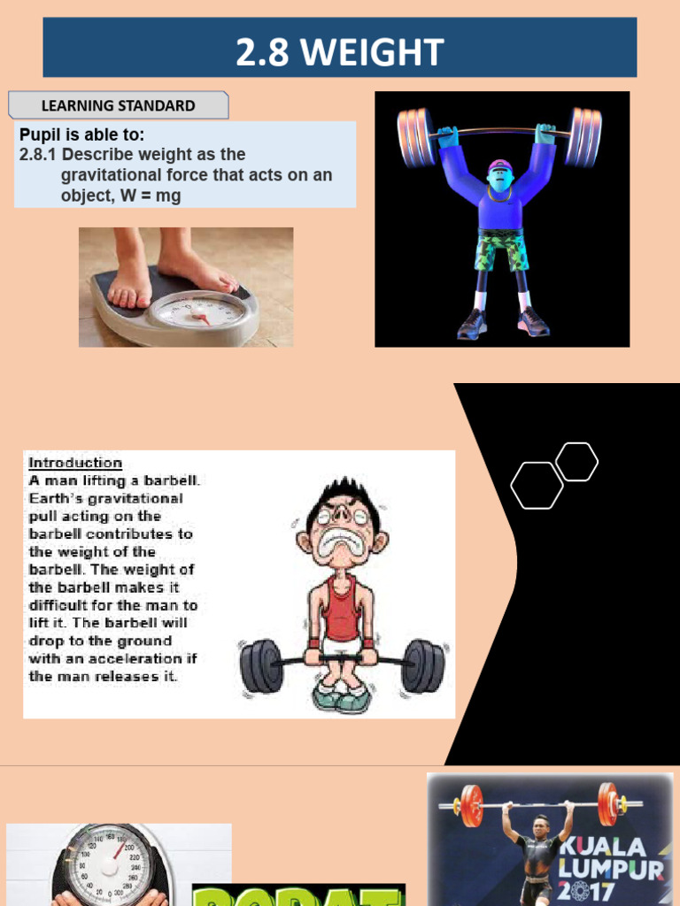 Understanding Weight and Gravitational Force | PDF | Weight | Gravity