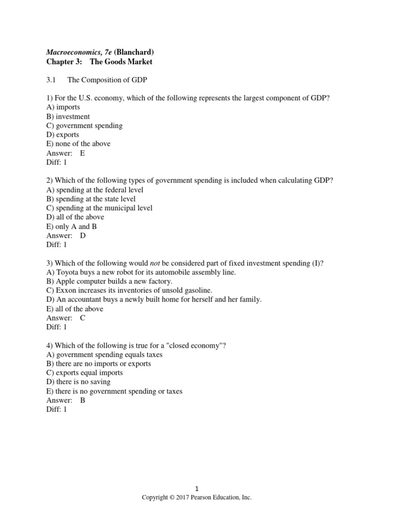 Chapter 3 | PDF | Fiscal Multiplier | Consumption (Economics)