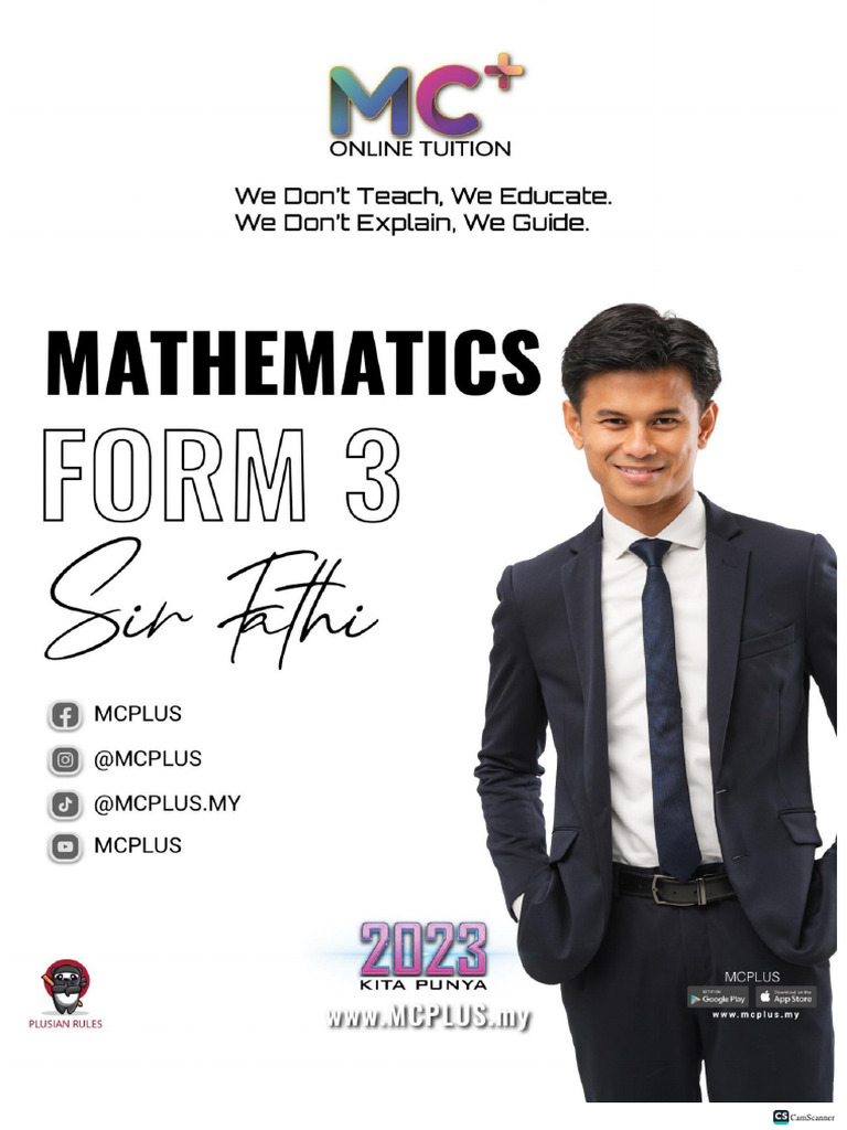 FORM 3 MATHS MR FATHI 10.03.2023 (1) | PDF