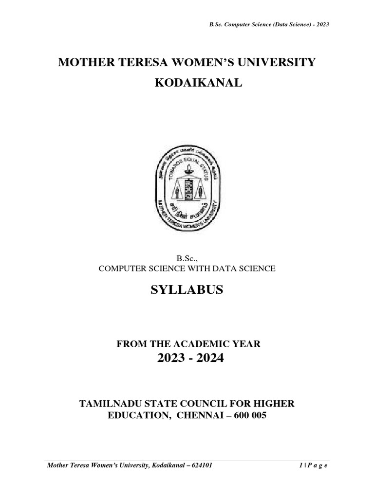 B.SC - CS DataScience 17.9.2023 | PDF | Data | Programming